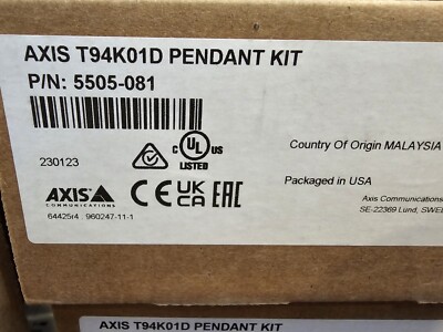 Axis 5505-081 Pendant Kit - White T94K01D 371366662370| eBay