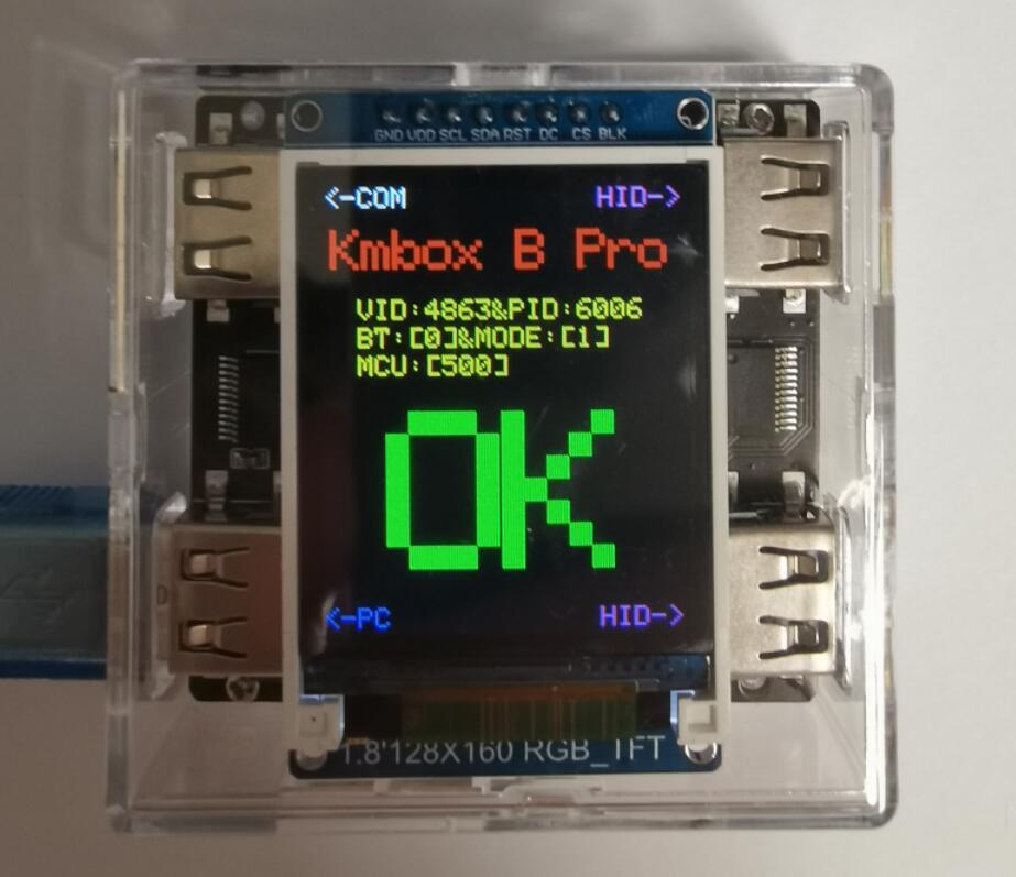 Kmbox B+ (Pro) Keyboard Mouse Controller Keyboard Mouse Macro w/ Screen ...