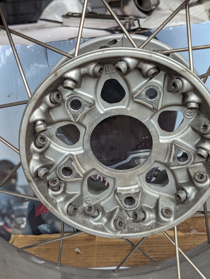 BMW R1250GS R1250GSA REAR Spoked Wheel Rim 17"x4.5 R1200GS R1200GSA ...