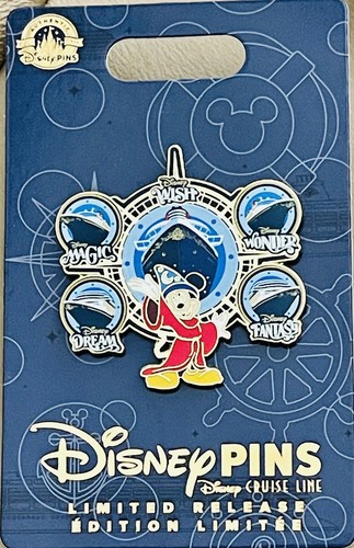 NEW DCL Disney Cruise Line 5 Ship Wish Wonder Fantasy Dream Magic LR ...