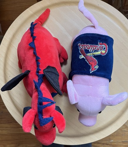 St. Louis Cardinals MLB Plush Stuffed Animals Red Dragon & Pink Pig SGA ...