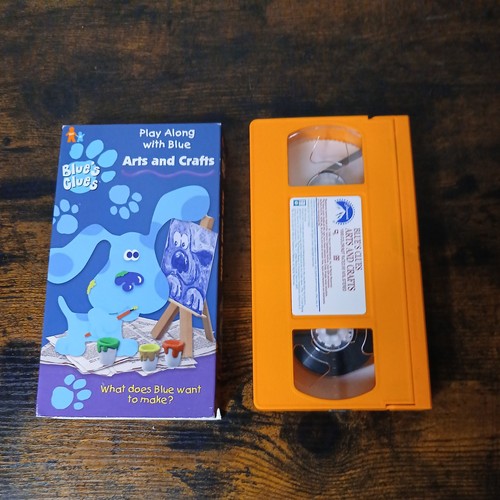 VHS Blues Clues Arts And Crafts Adventures In Art What Does Blue Want ...