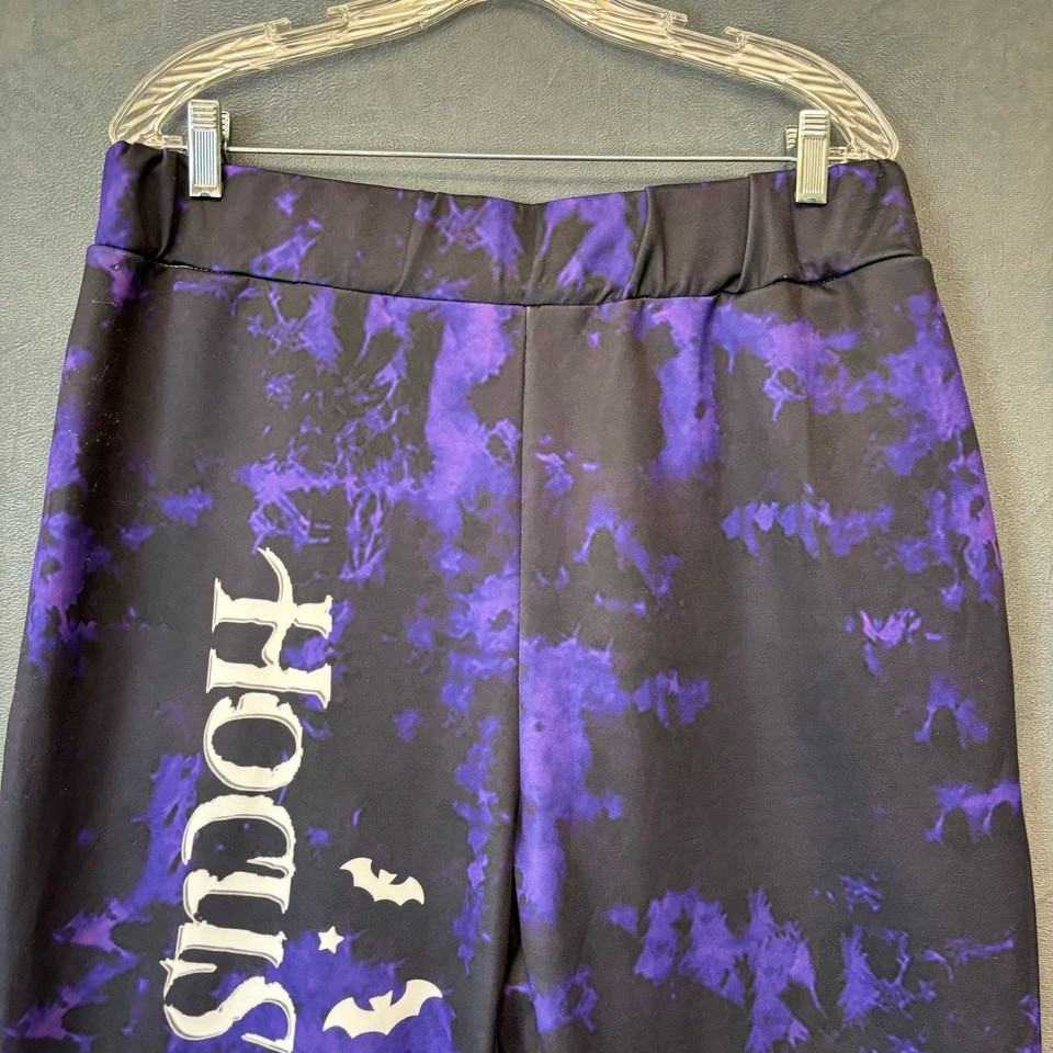Hocus Pocus Joggers Sweatpants Womens XXL Bat Halloween Potion Witch ...