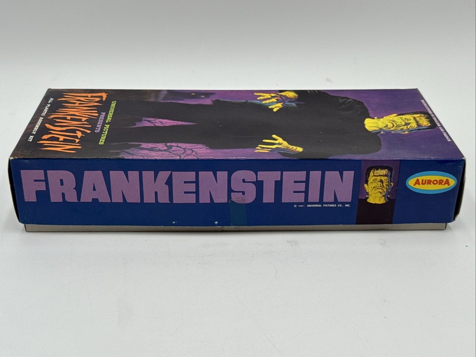 NEW 1961 Aurora Plastics of Canada 423 FRANKENSTEIN Plastic Model Kit ...