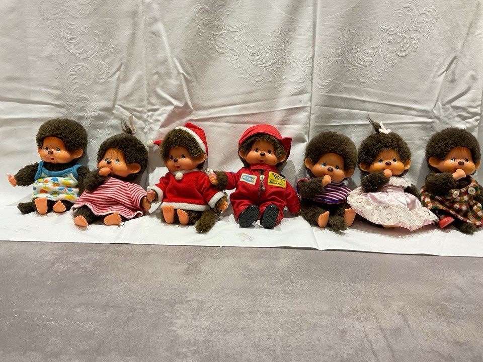 Monchichi Sekiguchi Sammlung 28 Stück Affen vintage Monchhichi | eBay.de