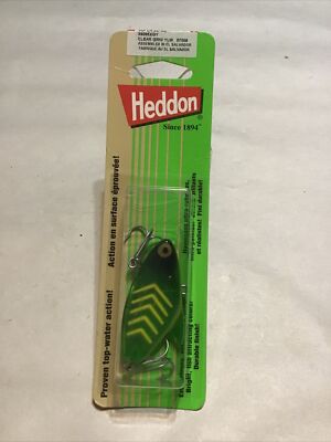 Heddon Super Sonic Clear Green Yellow Fishing Lure NOS | eBay
