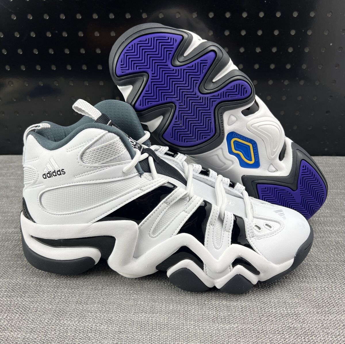 Adidas CRAZY 8 Kobe Bryant Black White Basketball Shoes Adidas CRAZY 8 Kobe Bryant Black White Basketball Shoes