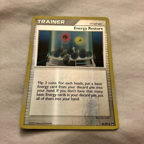 Energy Restore 86/99 Uncommon Reverse Holo Arceus NM Pokémon Card | eBay