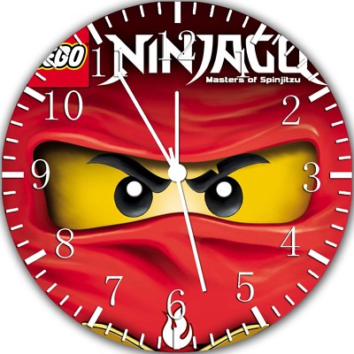 Lego Ninja Ninjago Frameless Borderless Wall Clock Nice For Gifts or ...