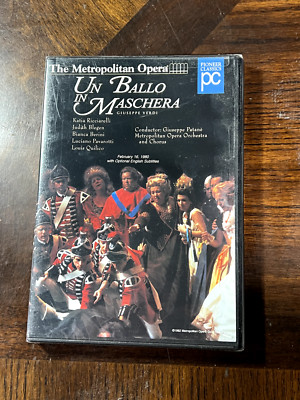 Un Ballo in Maschera - Metropolitan Opera (DVD, 2000) New 13023149793| eBay