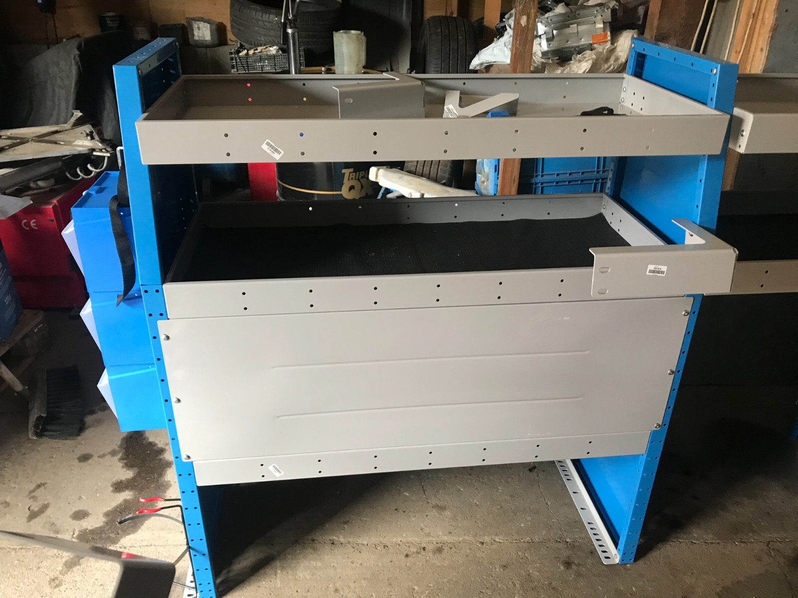 BRI-STOR VAN RACKING REAR SHELVING STORAGE TOOLS BOX.RACK REAR SYSTEM ...