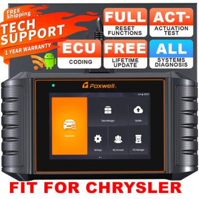 For Chrysler Dodge Bidirectional Car OBD2 Scanner Diagnostic Tool E-CU ...