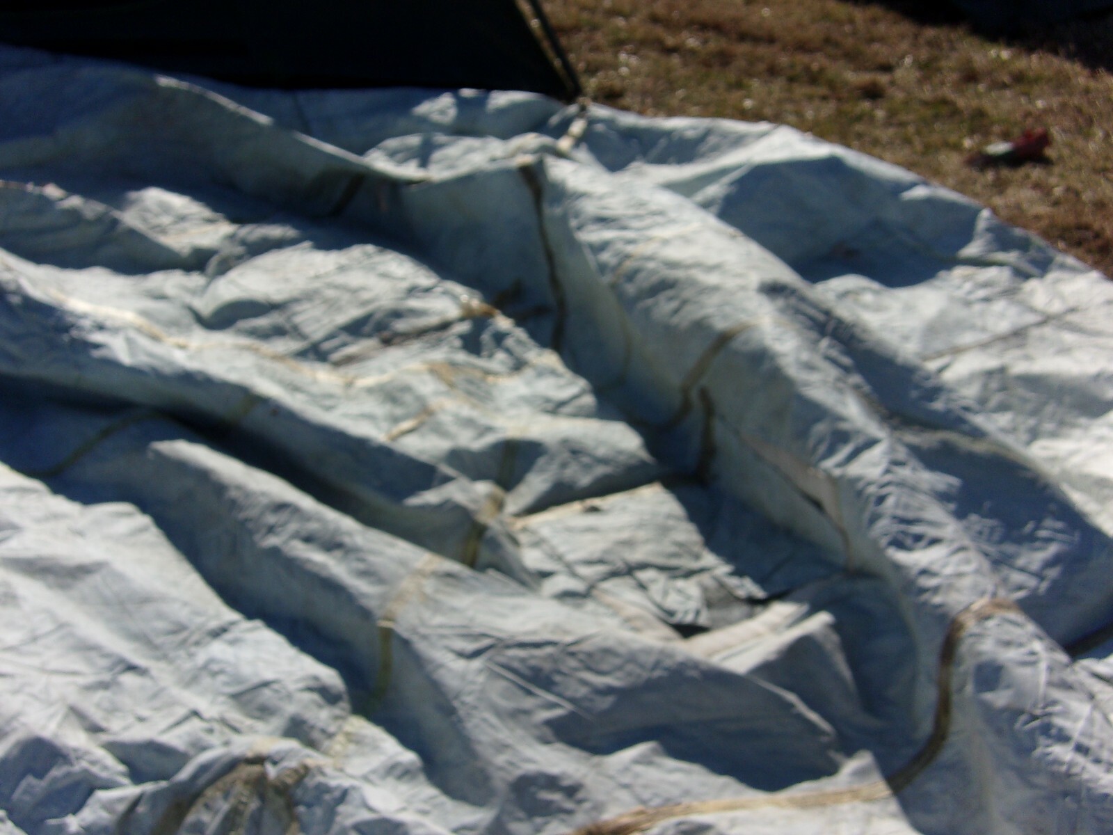 MILITARY SURPLUS SOLDIER CREW TENT ARMY DAMAGED--CAMPING 10 X10 HUNTING ...