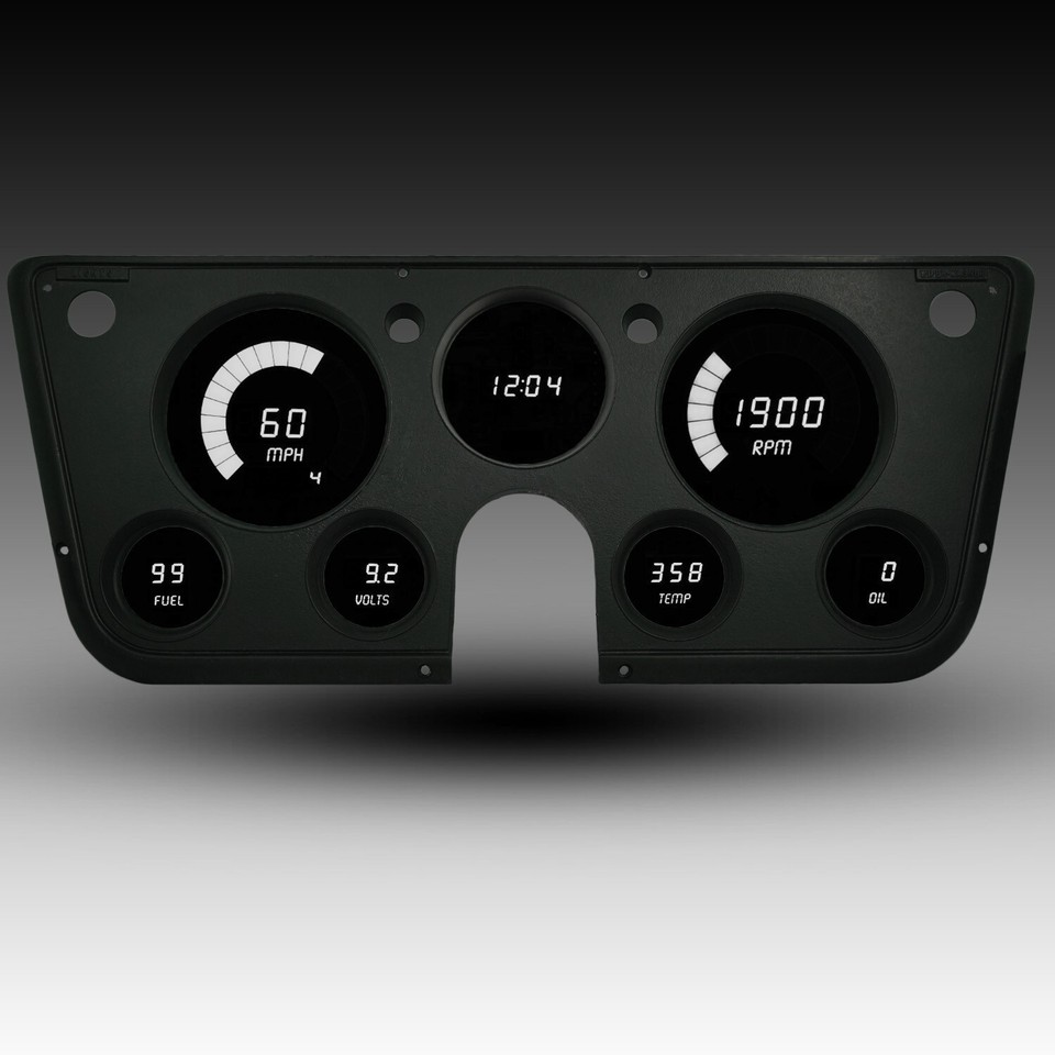 1967-1972 Chevy Truck Digital Dash GREEN LED Intellitronix DP6003G Made ...