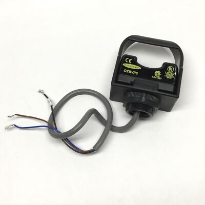Banner OTBVP6 Opto-Touch Optical Button, Momentary Action SPDT, 10 ...