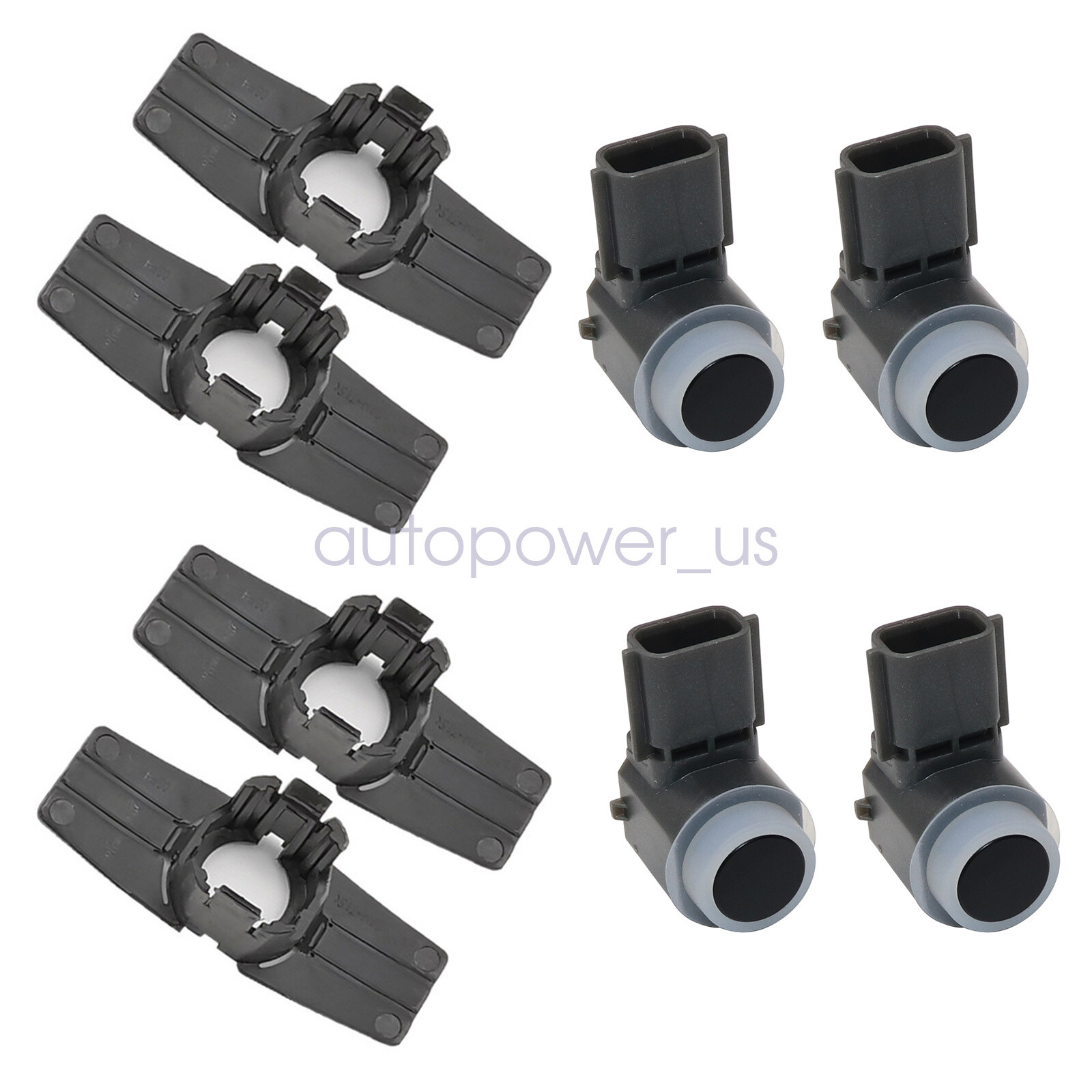 4x Parking Sensor & Bracket Fit Infiniti Q50 2014-2022 28533-5ZA0A ...