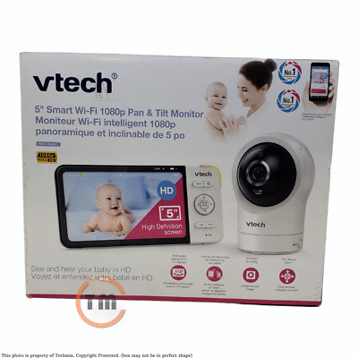 VTech 5” Smart Monitor Camera Wi-Fi 1080P Pan & Tilt (RM5764HD ...