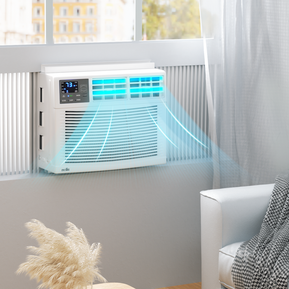 12000 BTU[WIFI APP Control]Window Air Conditioner Smart 6 Mode AC Unit ...
