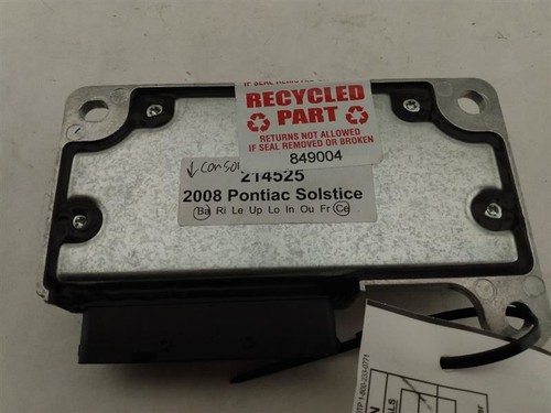 PONTIAC SOLSTICE Air Bag Airbag Control Module Fits 2008-2010 | eBay