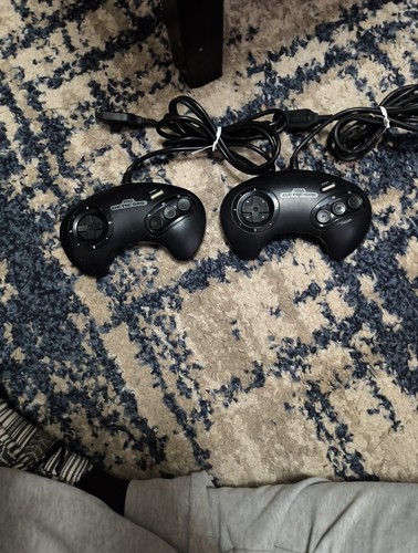 OEM Sega Genesis 3 Button Black Controller Gamepad MK-1650 Vintage ...