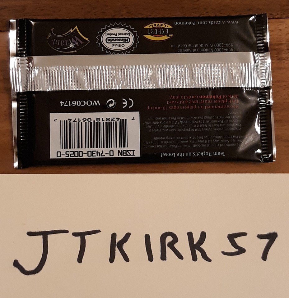 Pokemon Team Rocket 1ST Edition Booster Pack, Factory Sealed, Vintage ...