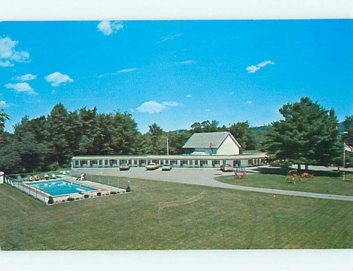 Unused Pre-1980 OLD CARS & TAG'S MOTEL & POOL Castleton Vermont VT ...