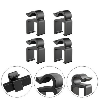 4x Clamp Stand Cable Clips 6*2*1cm Cable Clamp Clip Clips Fixing Mount ...