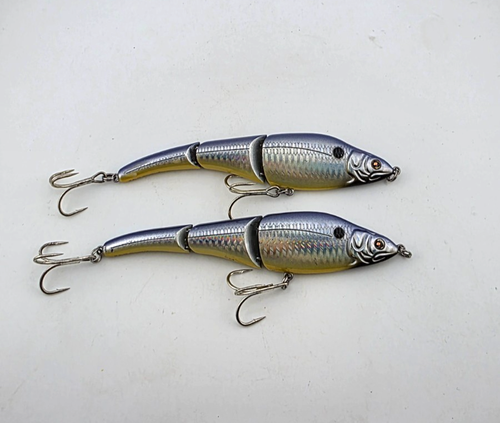 (2) Sebile Magic Swimmer 145 SK Jointed Swimbait Fishing Lures Lot of 2 ...