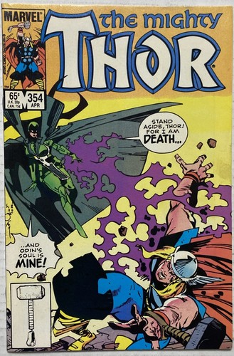The Mighty Thor #354 ( 1985) Loki Warriors Three Beta Ray Bill Lady Sif ...
