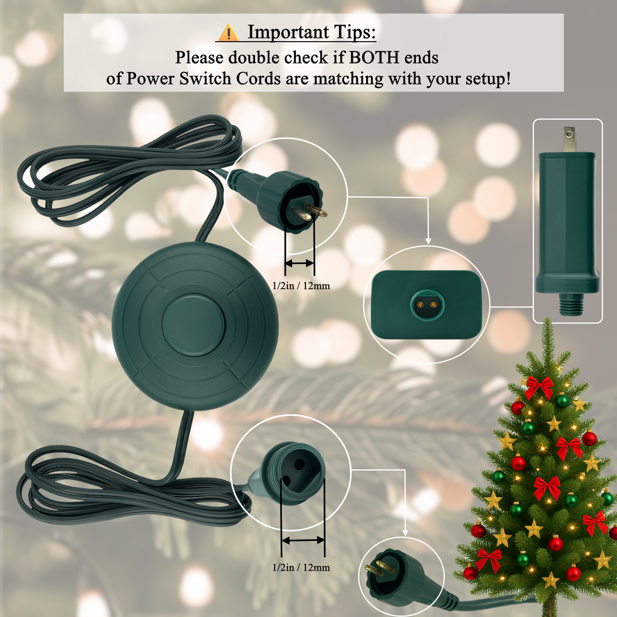 Christmas Lights Switch For Floor