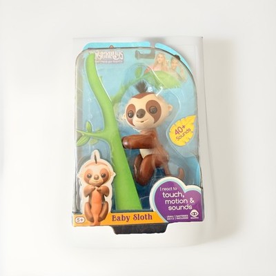 New Fingerlings - Kingsley The Interactive Baby Sloth WowWee - Brown | eBay