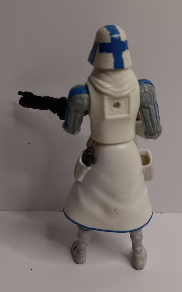 2009 Star Wars Clone Wars Captain Rex Snow Outfit & Guns w/Poseable ...