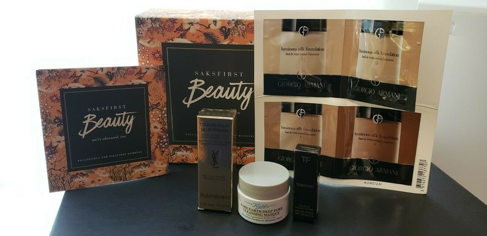 SAKS FIFTH AVE SAKSFIRST BEAUTY MAGNETIC BOX 1 2 3 NEW | eBay