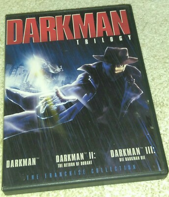 DARKMAN TRILOGY DVD set The Franchise Collection all 3 Darkman Movies ...
