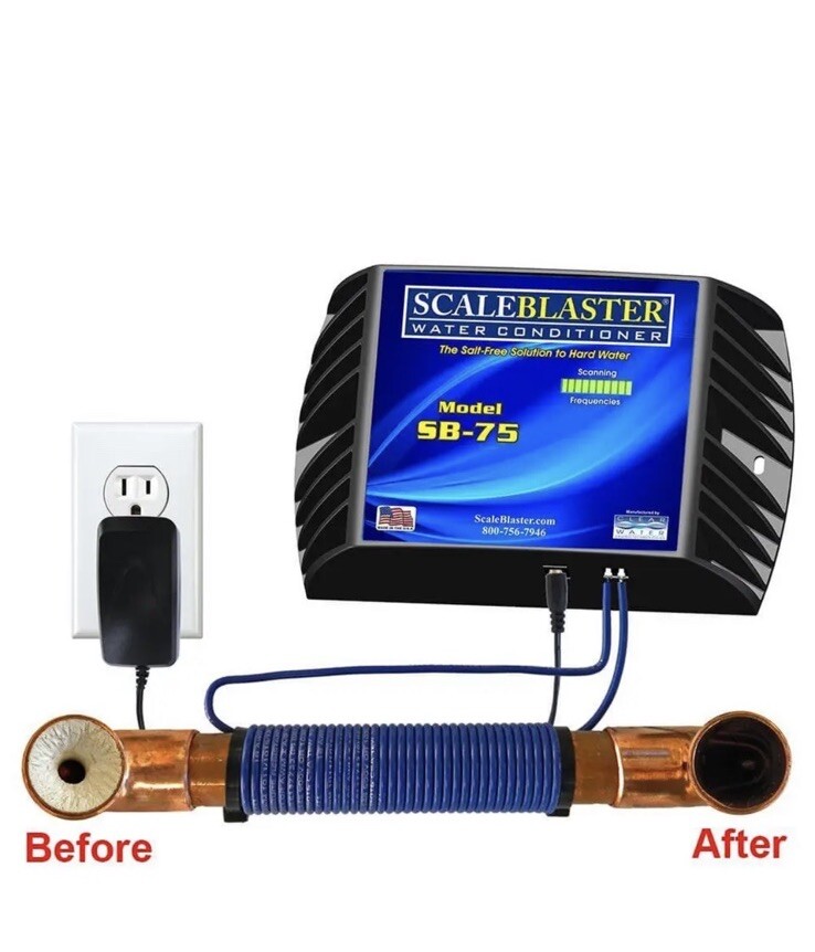 ScaleBlaster Electronic Water Conditioner Descaled Lime Scale Remover ...