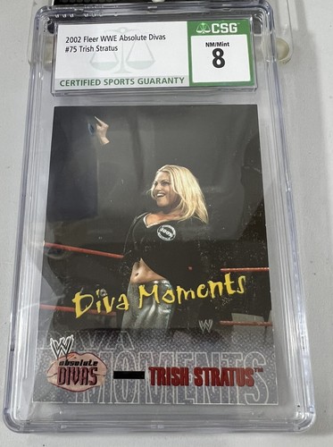 2002 Fleer WWE Absolute Divas - Diva Moments Trish Stratus #75 for sale ...