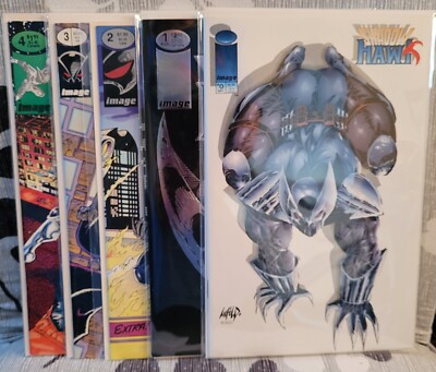 Shadow Hawk #0 - 4 (Lot of 5) IMAGE 1992 VF and 1992 Wizard Trading ...