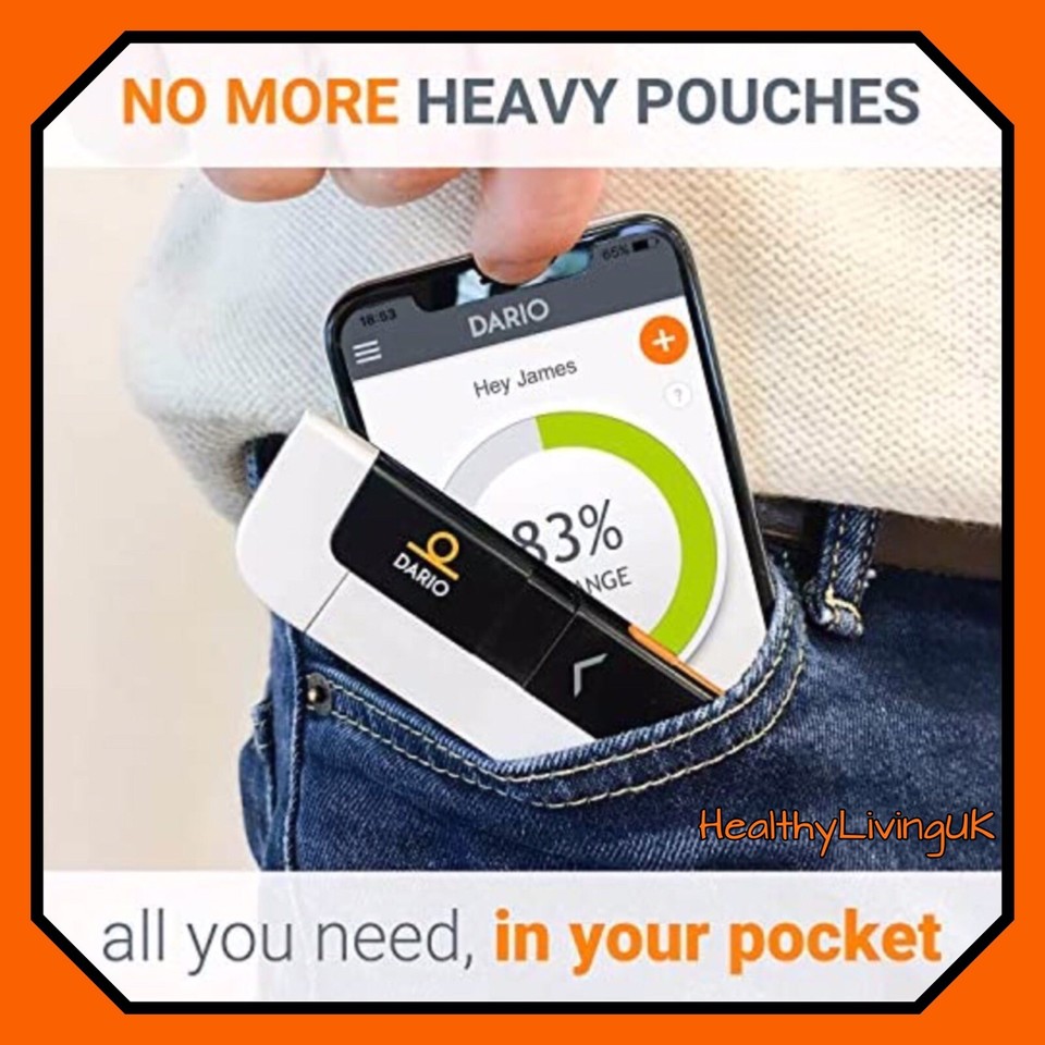 Dario Blood Glucose Meter/Monitor/System - For Android Phones - RRP £ ...