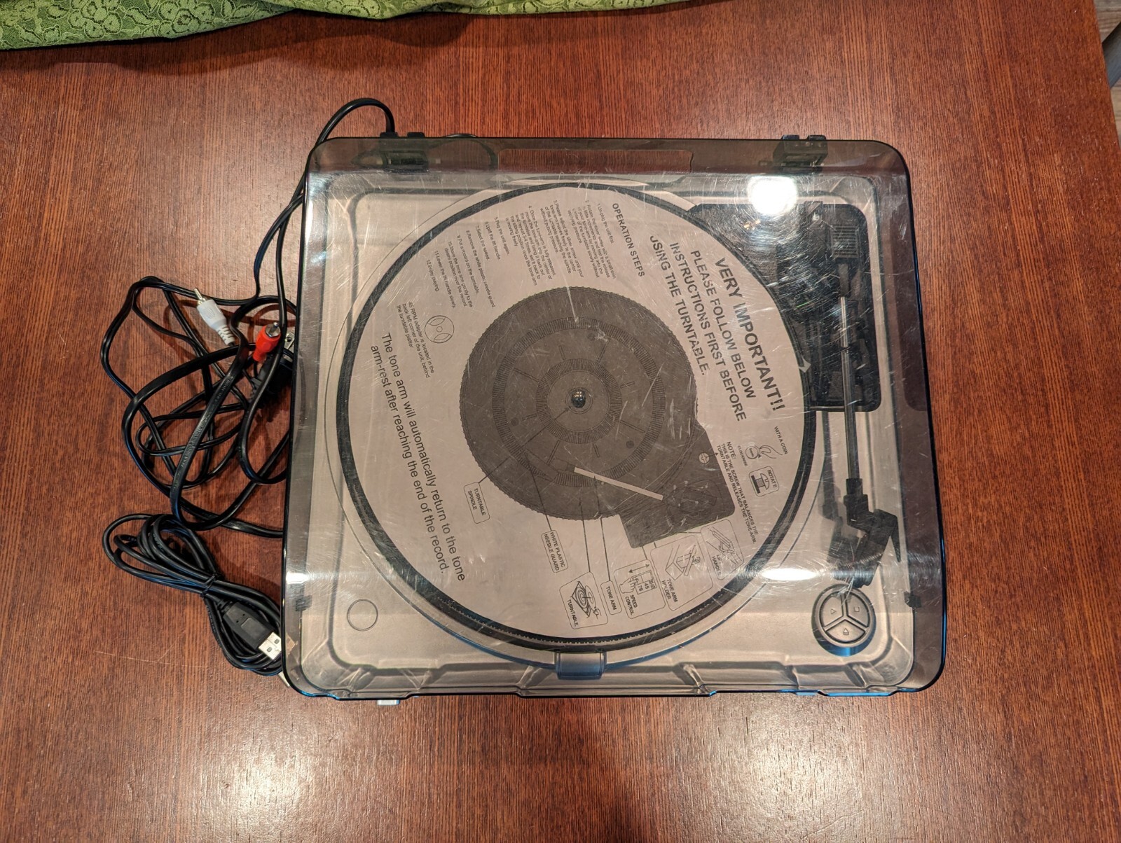 Innovative Technology ITUT-201 USB Turntable Record Player With USB Out ...