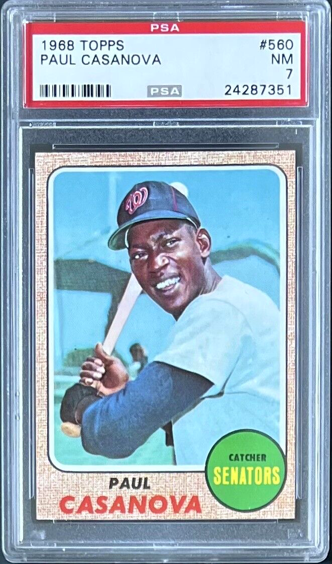 1968 Topps - High # Paul Casanova #560 for sale online | eBay