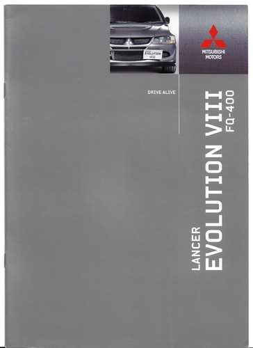 Mitsubishi Lancer Evolution VIII MR FQ-400 2004-05 UK Market Sales ...