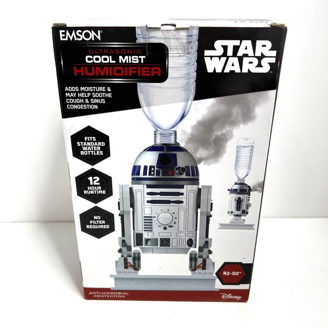 Disney's Star Wars R2-D2 Ultrasonic Cool Mist Personal Humidifier 5.5 ...