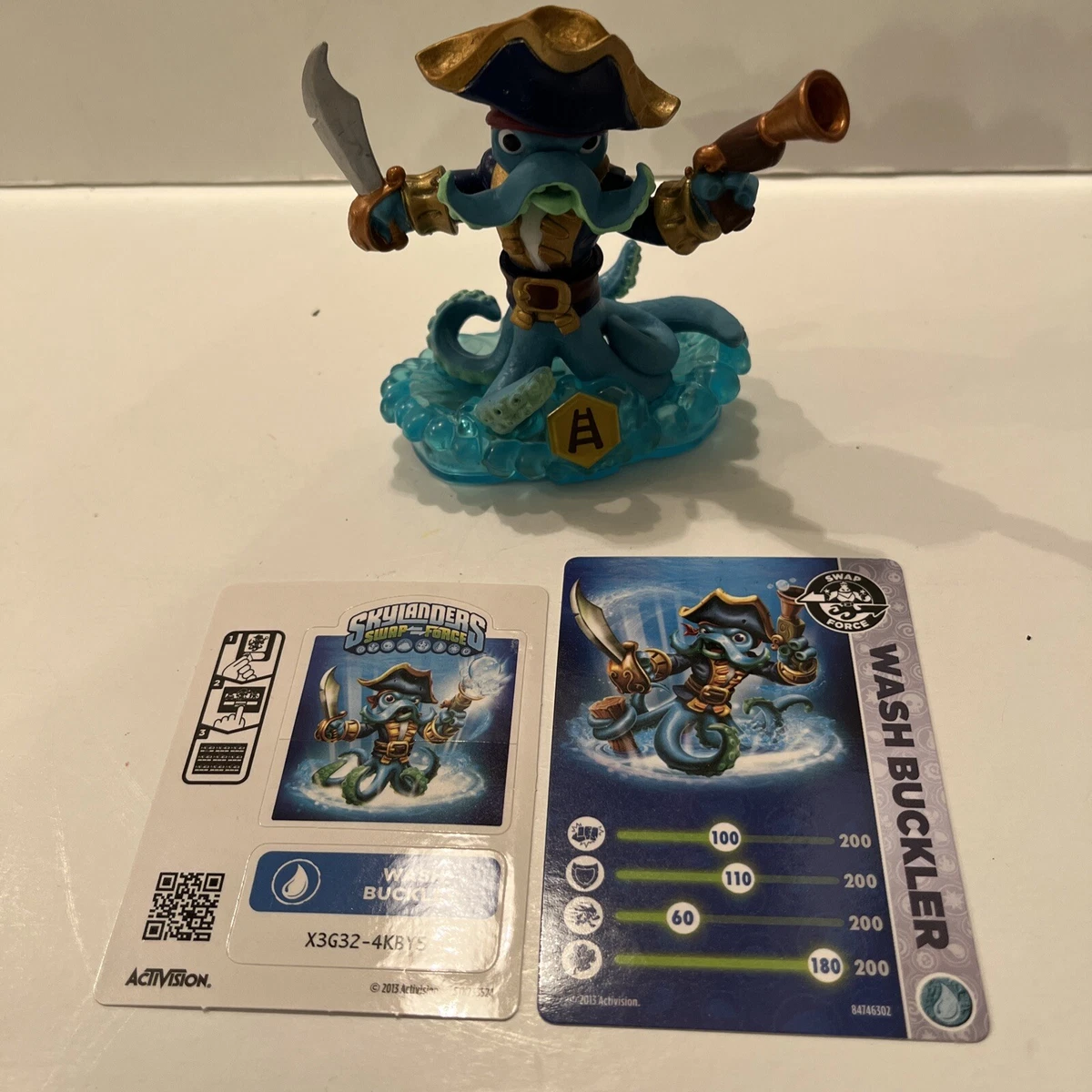 Skylanders Swap Force Wash Buckler Card