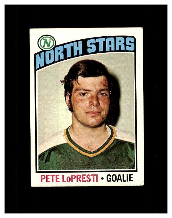 1976-77 TOPPS HOCKEY PETE LOPRESTI ROOKIE #184 NORTH STARS | eBay