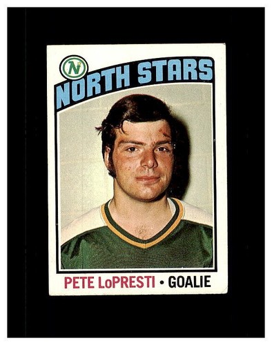 1976-77 TOPPS HOCKEY PETE LOPRESTI ROOKIE #184 NORTH STARS | eBay