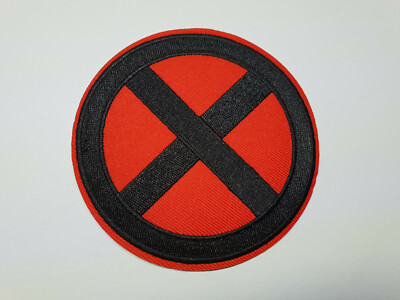 Quality Iron/Sew on Xmen logo Patch Marvel comics wolverine Xavier ...