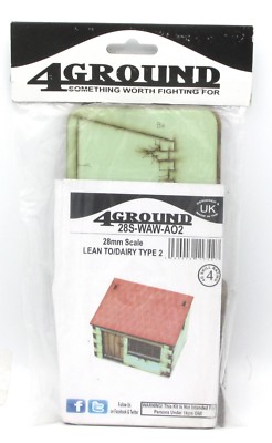 4Ground 28S-WAW-A02 Lean To/Dairy Type 2 (28mm) Building Add-On Kit ...