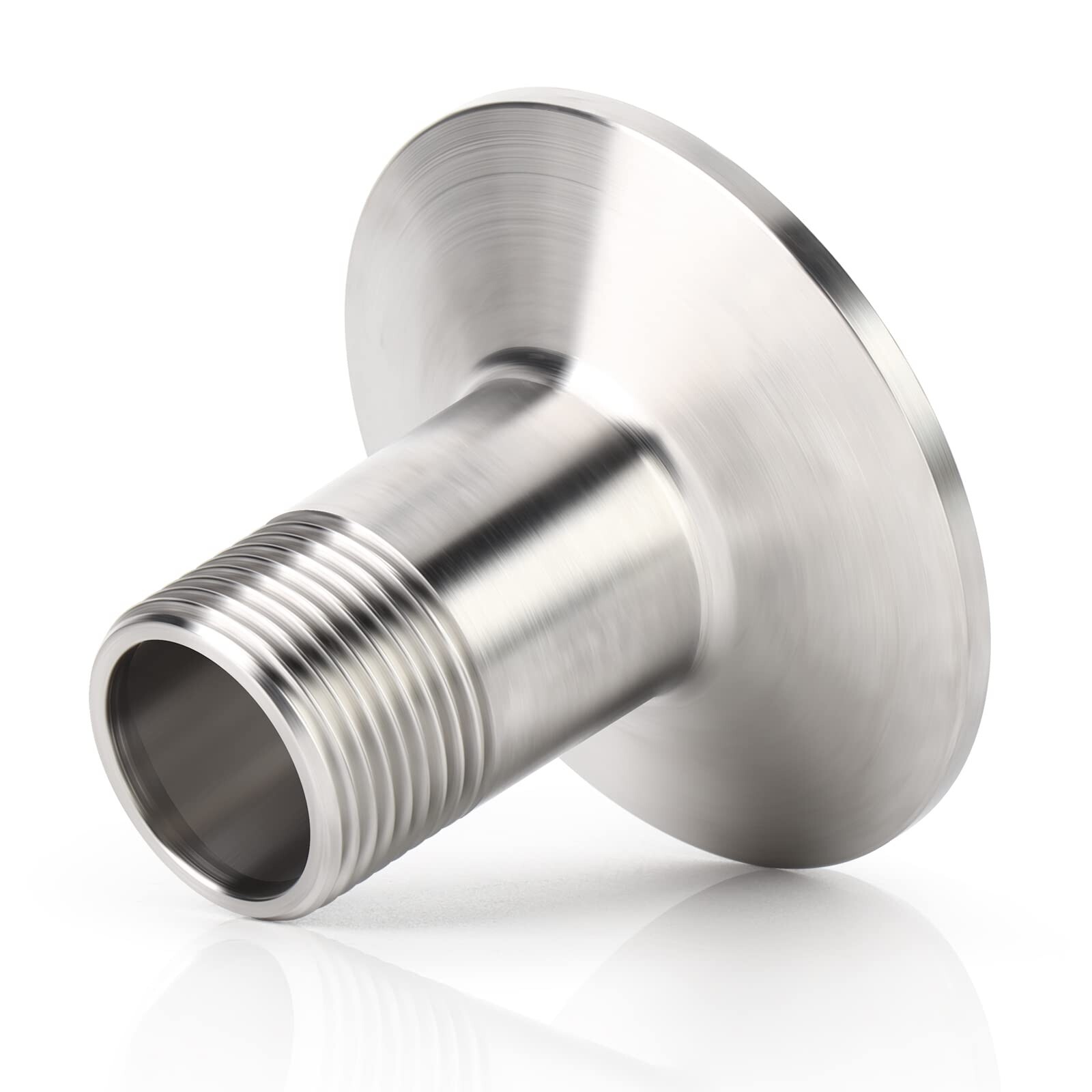 2" Tri-clamp X 1/2" NPT adapter Fitting Stainless - 1/2 in. MPT x 2 in ...