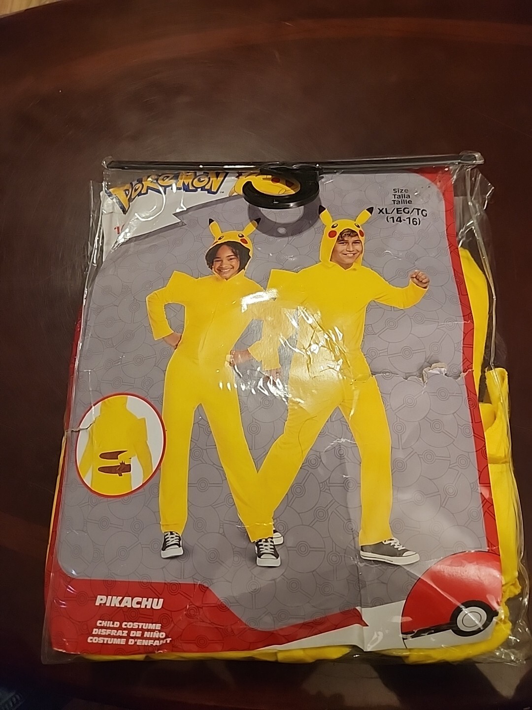 Disguise Licensed Pokemon Pikachu Hooded Jumpsuit Classic Child Co sz ...