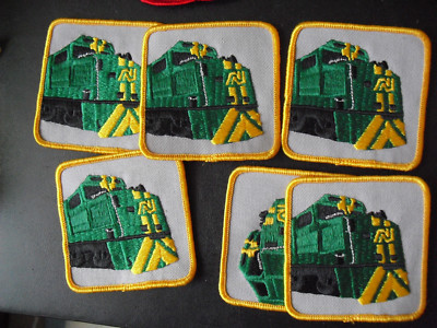 Lot of 6 Embroidered Railroad Uniform Patches Chicago North Western ...